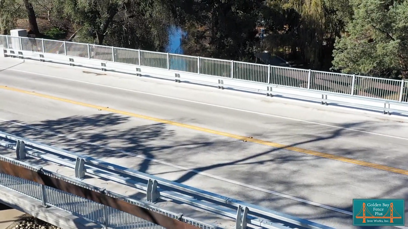 UC Davis – La Rue Bridge - Golden Bay Fence Plus Ironworks Inc