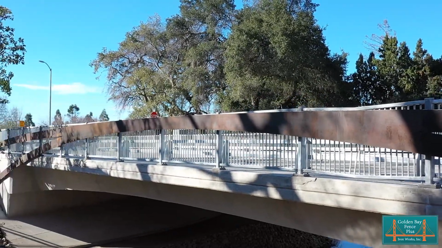 UC Davis – La Rue Bridge - Golden Bay Fence Plus Ironworks Inc